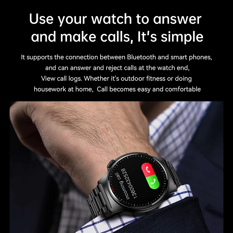 Lige calling samrt watch with health monitoring systems | PURPLE-BD