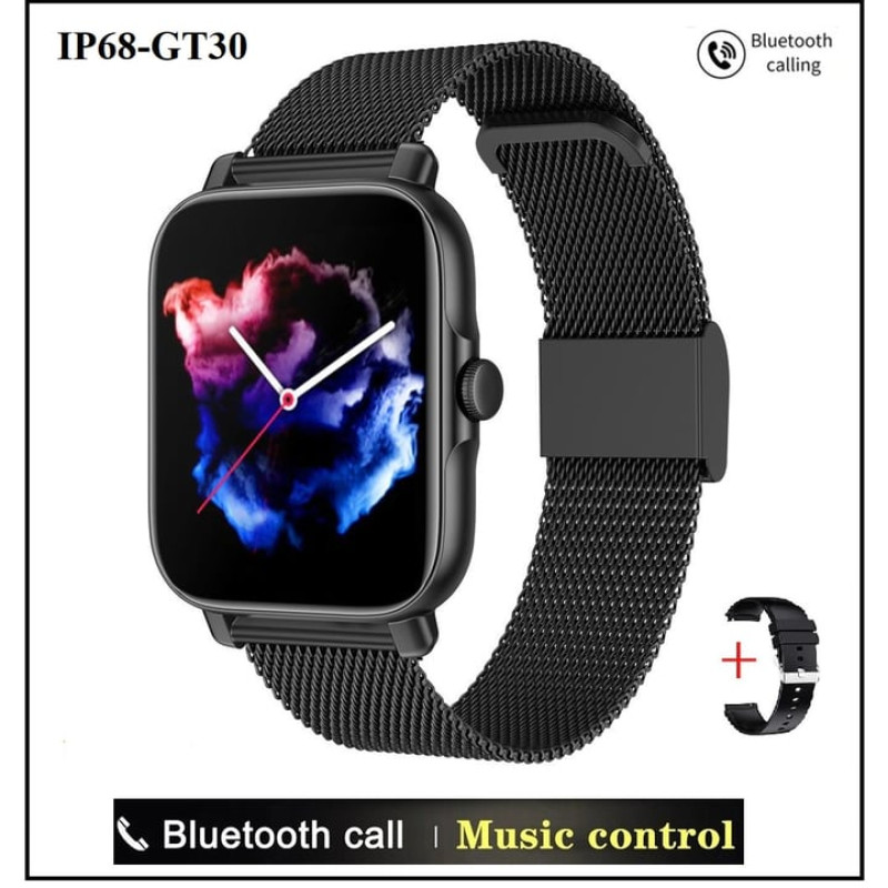Full Touch Screen Bluetooth Wireless Call Watch Ip67 Waterproof Digital ...