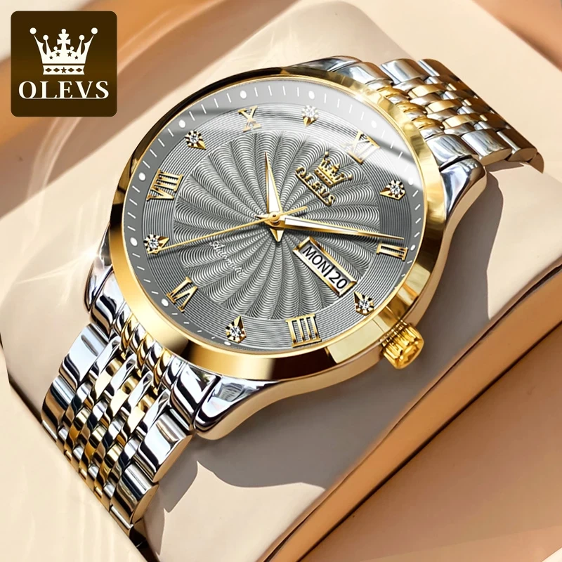 OLEVS 6630 Mechanical Watches Automatic Watch for Men | PURPLE-BD