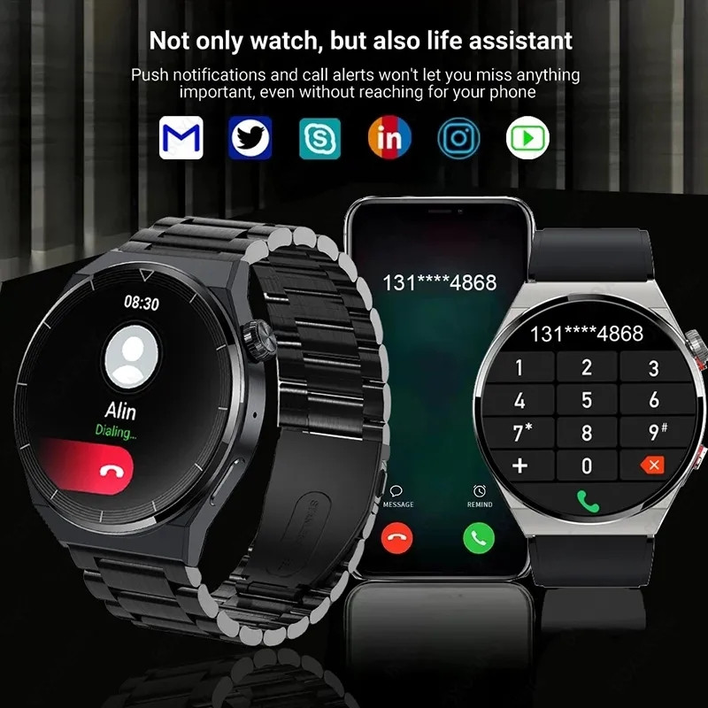 answer call smartwatch for men | PURPLE-BD
